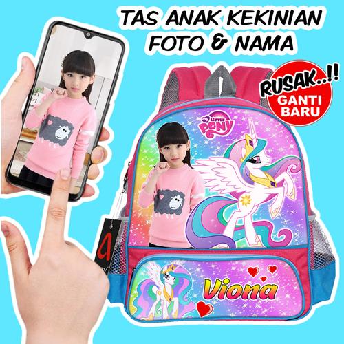 Jual Tas Anak Paud Tk Perempuan Sekolah Ransel Karakter Unicorn Kuda ...