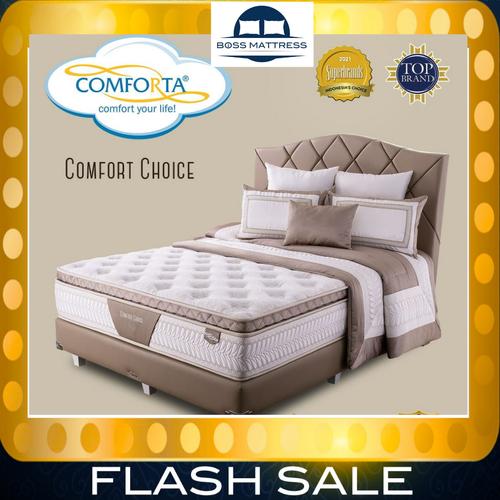Promo COMFORTA SpringBed COMFORT CHOICE ( Full SET ) 160 180 200 120 ...