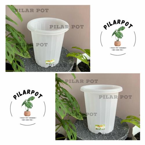 Jual pot bunga tanaman tinggi yogap YPT 19 bening transparan - bahan ...