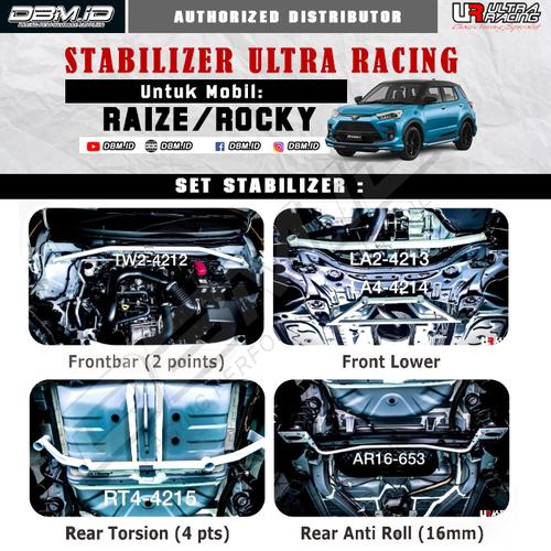 Promo Strutbar Stabilizer Stabiliser Set Ultra Racing Rocky Raize ...