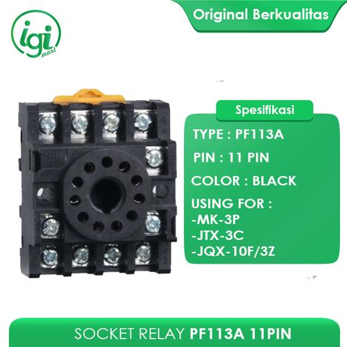 Jual SOCKET RELAY MK3P PF113A 11 PIN INSCOM - Kota Surabaya - Igi Mart | Tokopedia