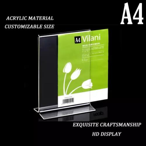 Jual TEMPAT BROSUR A4 / TENT HOLDER / TENT CARD DISPLAY AKRILIK DUA SISI A4 - Kota Bogor - BOGOR ...