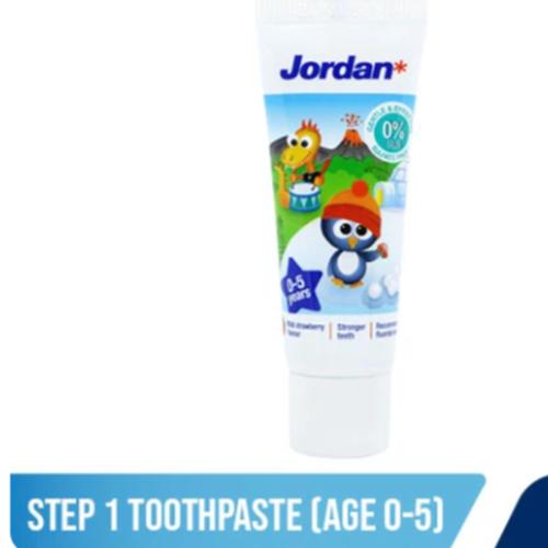 Jual Jordan Toothpaste Kids Step 1 - Pasta gigi anak Jordan oral care ...
