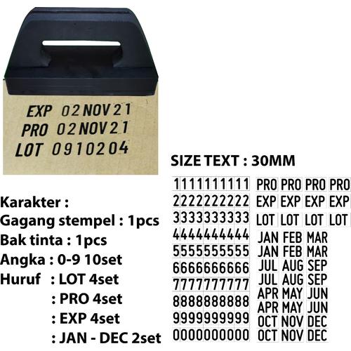 Jual Jual Stempel Jumbo Stempel Kode Produksi Stempel Bongkar Pasang ...