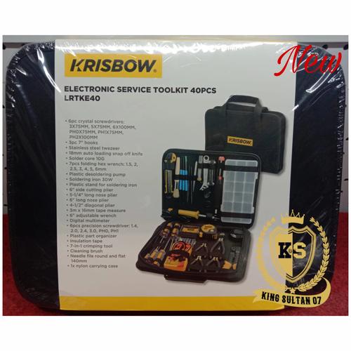 Jual Krisbow Tool kit set / Set 40 Pcs Perkakas Elektronik - Kota ...