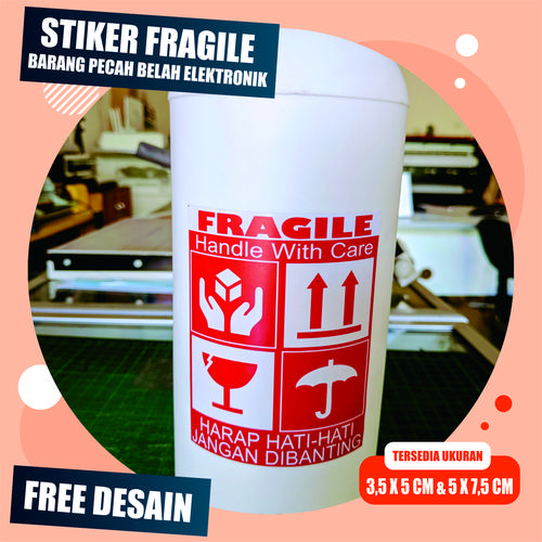 Jual STIKER STICKER FRAGILE barang Pecah belah Elektronik Termurah - 5 ...