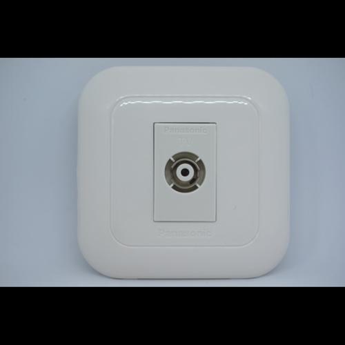 Jual PANASONIC Stop Kontak Oulet Jack TV WEJ 78019 + WEJ 2501 W type ...