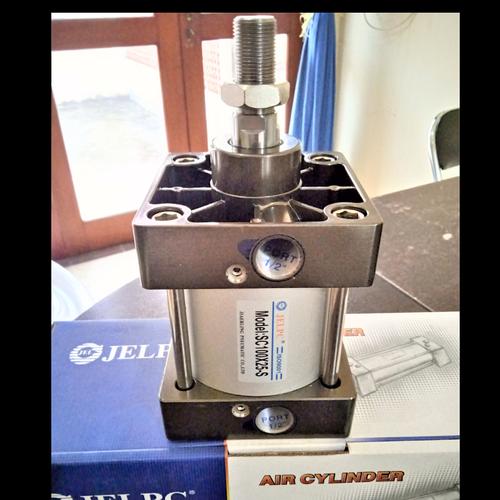 Jual PNEUMATIC AIR CYLINDER JELPC BORE 100mm,STROKE 25mm SC100x25-S ...