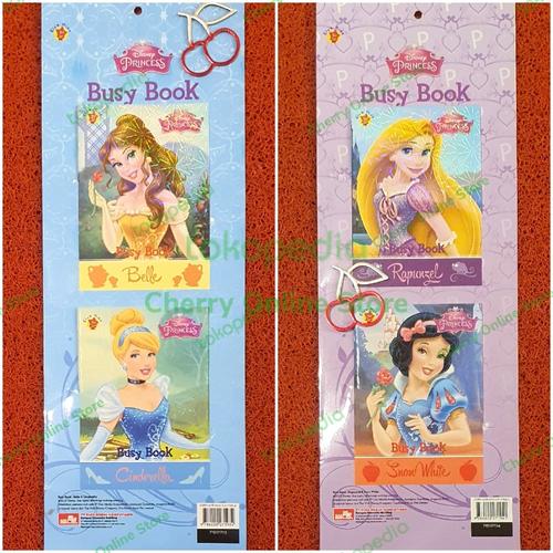 Jual DISNEY Princess Busy Book: Belle | Cinderella | Rapunzel | Snow ...