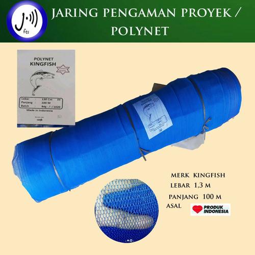 Jual Jaring pengaman bangunan proyek-Polynet biru Kingfish Roll ...