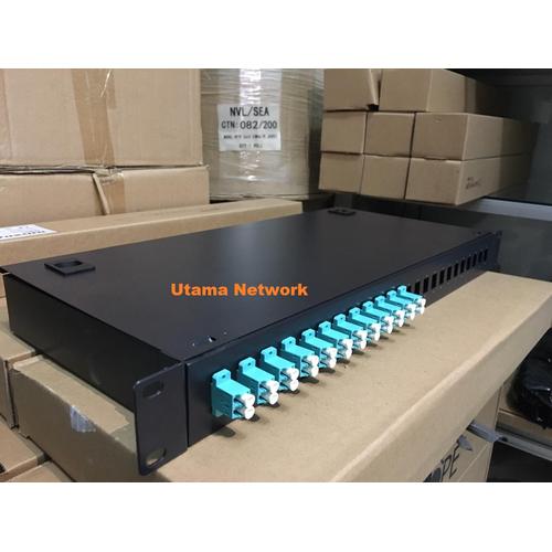 Jual OTB 24 core LC Rackmount / ODF FTTH 24 core LC ( Hitam ) Multimode ...