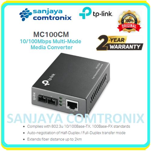 Jual TP-LINK MC100CM 10/100Mbps Multi-Mode Media Converter - Jakarta ...
