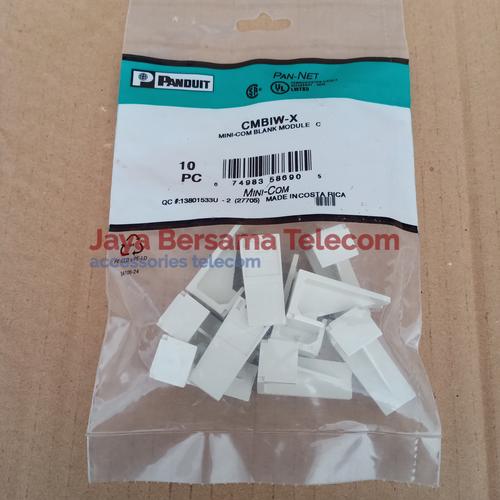 Jual Blank Modul Panduit/Cover Penutup Faceplate Panduit isi 10 Pcs ...