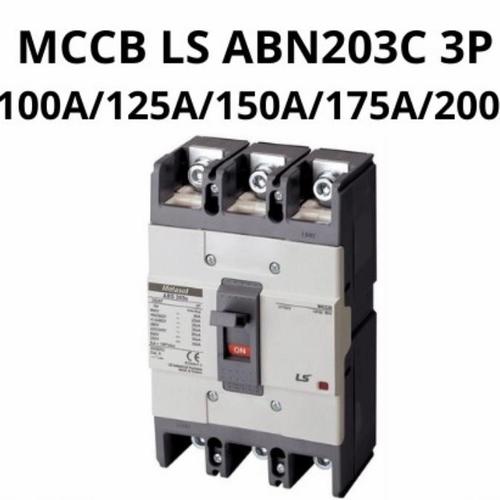 Jual MCCB ABN203C 3P 100A/125A/150A/175A/200A/225A METASOL LS - 225a - Kota Tangerang ...