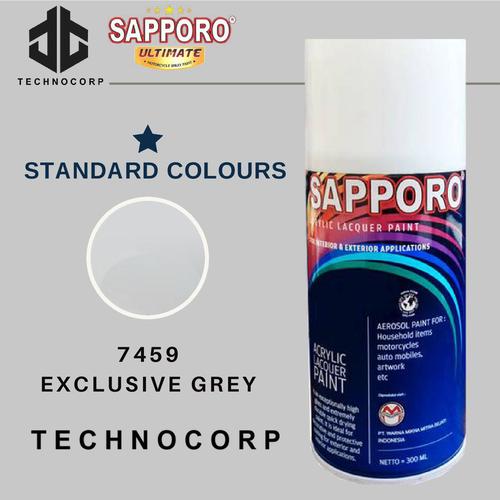 Jual Cat Semprot SAPPORO 7459 EXCLUSIVE GREY / SMOKE GREY ABU MUDA ...