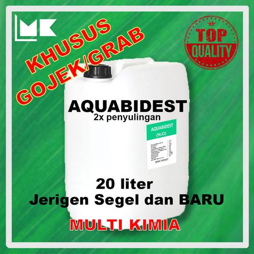 Jual Aquabidest / Aquabidestilata / Aquabides 20 Liter INSTANT ...