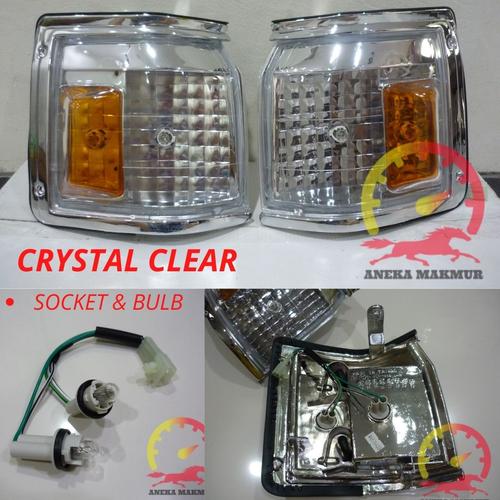 Jual Lampu Front Corner Lamp Kijang Grand 1992 Set Sepasang Crystal ...