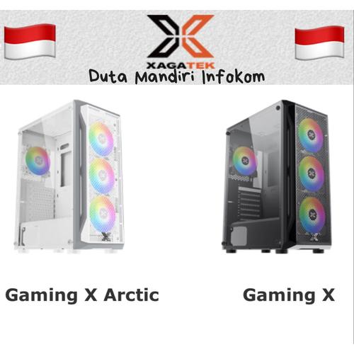 Jual Xagatek Gaming X I Arctic - Tempered Glass Mid-Tower ATX Gaming ...