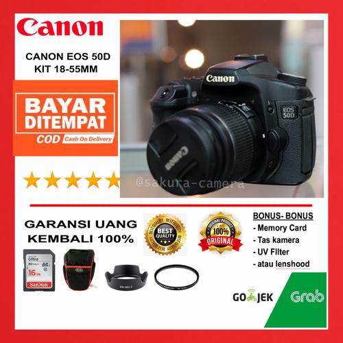 Jual Canon 50d kit 18-55mm Canon eos 50d - Jakarta Pusat - SAKURA ...