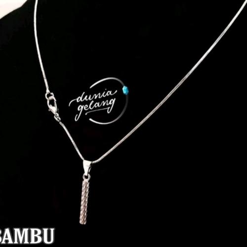Jual Kalung Titanium Bambu Anti Karat Liontin Pria - Jakarta Selatan ...