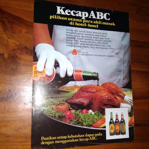 Jual iklan kecap ABC jadul - Iklan jadul copotan majalah lawas original ...