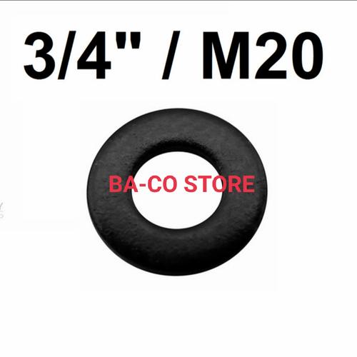 Jual ring plat baja hitam M20 / plate washer / ring plat baja murah ...