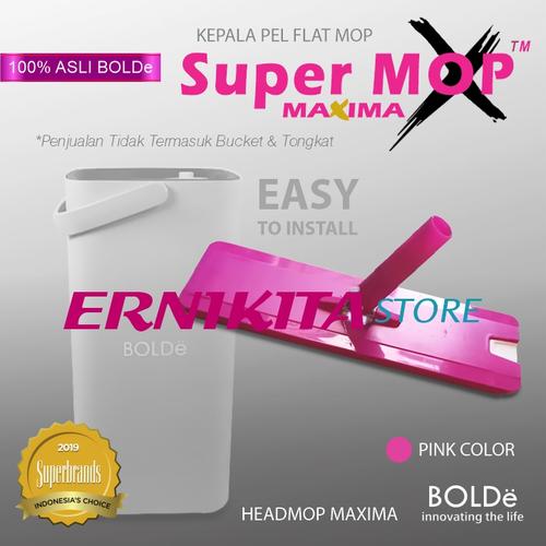 Jual BOLDe HEADMOP PLATE / PAD SUPERMOP X MAXIMA - Kepala Pel Flat Mop ...
