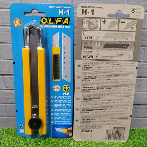 Jual Pisau Cutter 25mm H-1 Olfa Extra Heavy Duty Cutter - Jakarta Barat - Olfa Stationary ...
