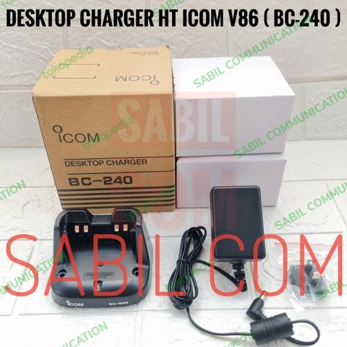 Jual ICOM BC-240 CHARGER HT ICOM IC V86 DESKTOP CHARGER ICOM V86 BC240 ...