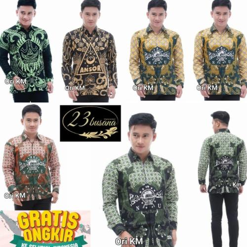 Jual KEMEJA BATIK | BAJU BATIK NU | BAJU BATIK LENGAN PANJANG ...