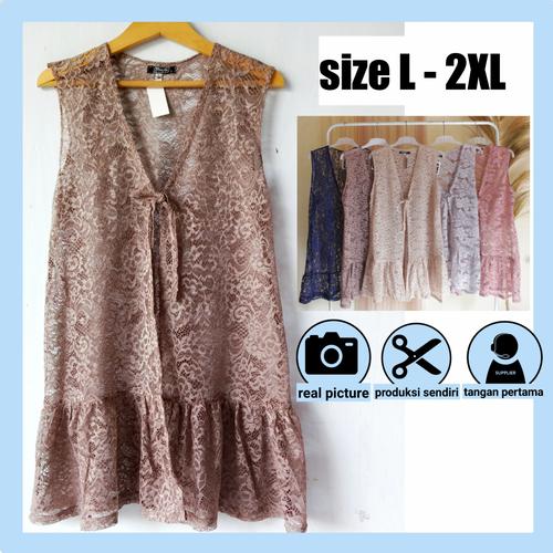 Jual [SIAP KIRIM] Cardigan Kardigan Outer Brokat Brukat Broklat ...