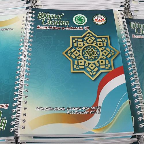 Jual Cetak Buku Block Note / Note Book Spiral / Lem - jilid Lem Atas ...