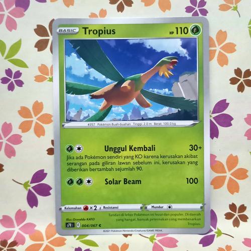 Jual tropius C s7R | 004/067 pokemon tcg indonesia set 10 - Kota ...