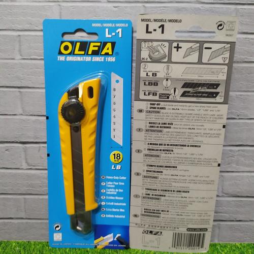 Promo Pisau Cutter 18mm L-1 Olfa Snap Off Blade Cutter - Jakarta Barat - Olfa Stationary | Tokopedia