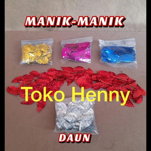 Jual MANIK MANIK DAUN ...... ketengan pak kecil ..... sesuai FOTO ...