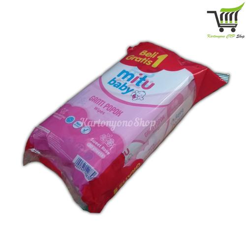 Jual Tisu Tissue Basah Mitu Baby Varian Pink 50s Per Pak isi 2 ...