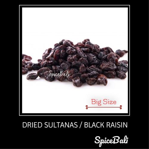 Jual 50 gr Dried Black Raisin / Buah Kismis Hitam Besar/ Sultanas Big ...