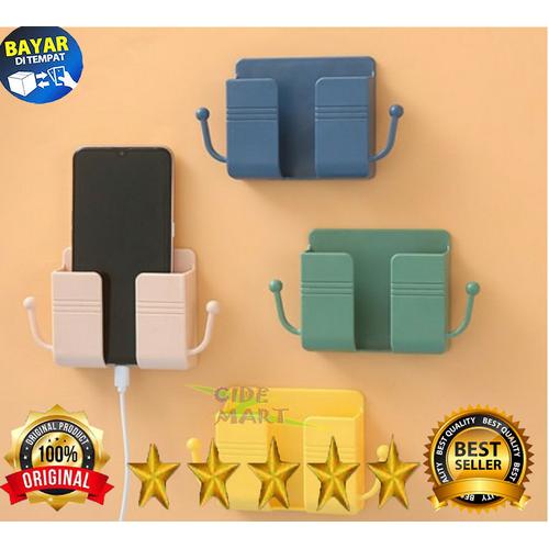 Jual Gantungan Hp Tempel Dinding Holder Hp Remote Tempat Hp Saat Di Cas ...