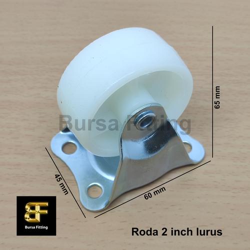Jual Roda 2 inch lurus/roda caster/roda nylon/roda lemari/roda trolley ...