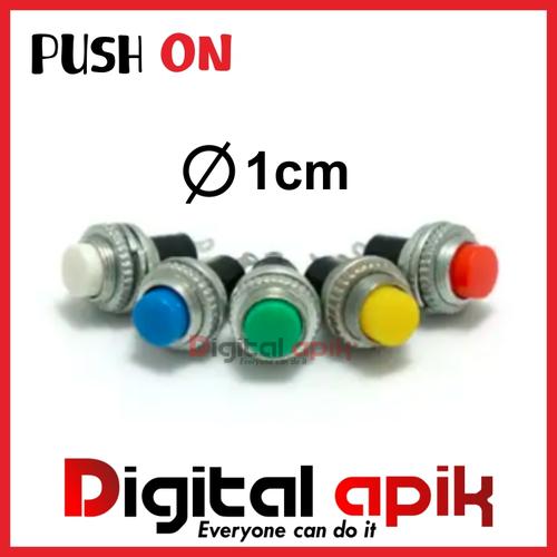 Jual Push On Saklar / Switch Besi Tanggung Tombol Button Warna Mini ...