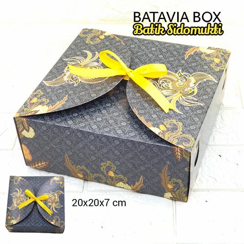 Jual Box hampers serbaguna uk 20x20x7 motif Batik Sidomukti - Jakarta ...