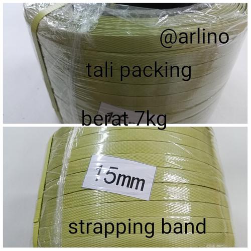 Jual tali packing strapping band tali klem 7kg - 15mm - Jakarta Barat ...