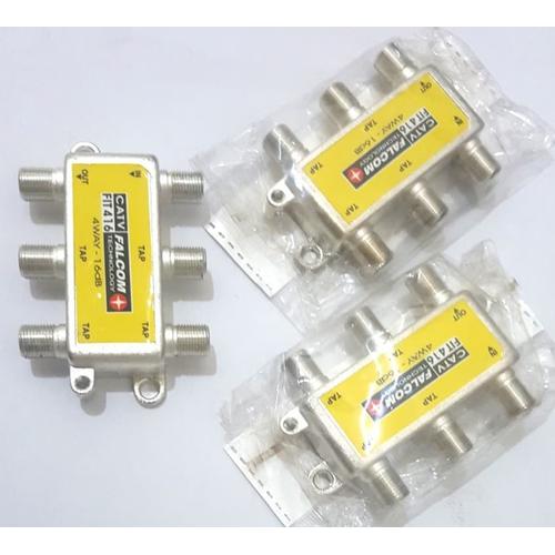 Jual RF Tap Splitter 4 way Indoor Falcom FIT410 / 412 /414 / 416 / 418 ...