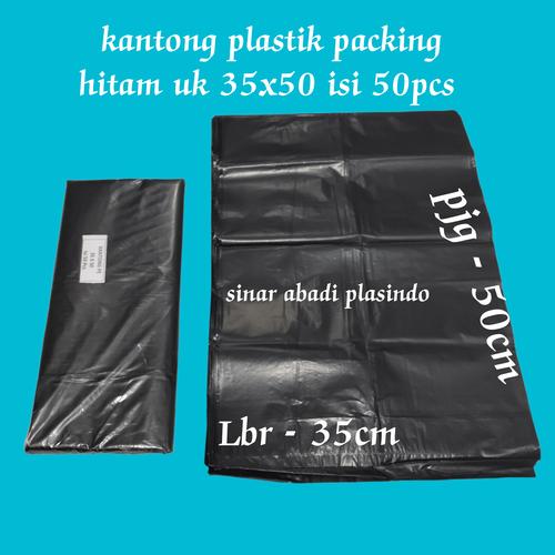 Jual HD packing hitam ukuran 35x50,plastik packing, plastik sampah ...