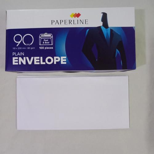Jual Amplop Putih Paperline PPL 90 PPS Polos 11 x 23 cm - Kota ...