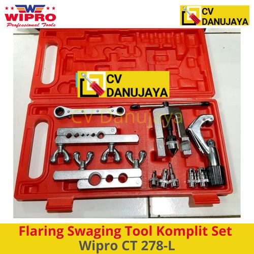 Jual Alat Pemekar Pipa Flaring Swaging Tool Komplit Set Wipro CT 278-L ...
