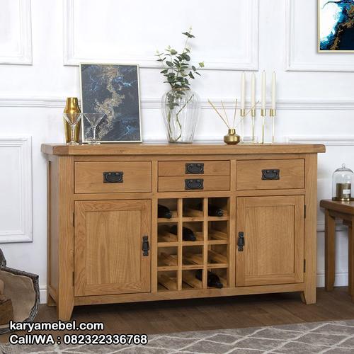 Jual Bufet Modern Minimalis Natural - Kab. Jepara - Karya Mebel Jepara ...