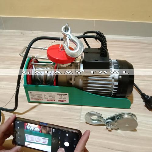 Jual ELECTRIC HOIST 1000KG Sling 12 METER WIPRO KATROL LISTRIK mini ...
