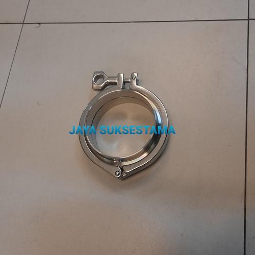 Jual Clamp Ferrule Sanitary Stainless SS304 4 inch Complete Set SS 304 ...