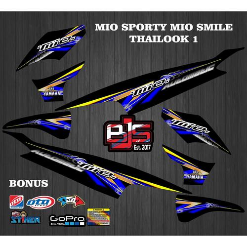 Jual stiker variasi hologram transparan uv mio sporty mio smile thailook 1 - Biru, bahan biasa ...